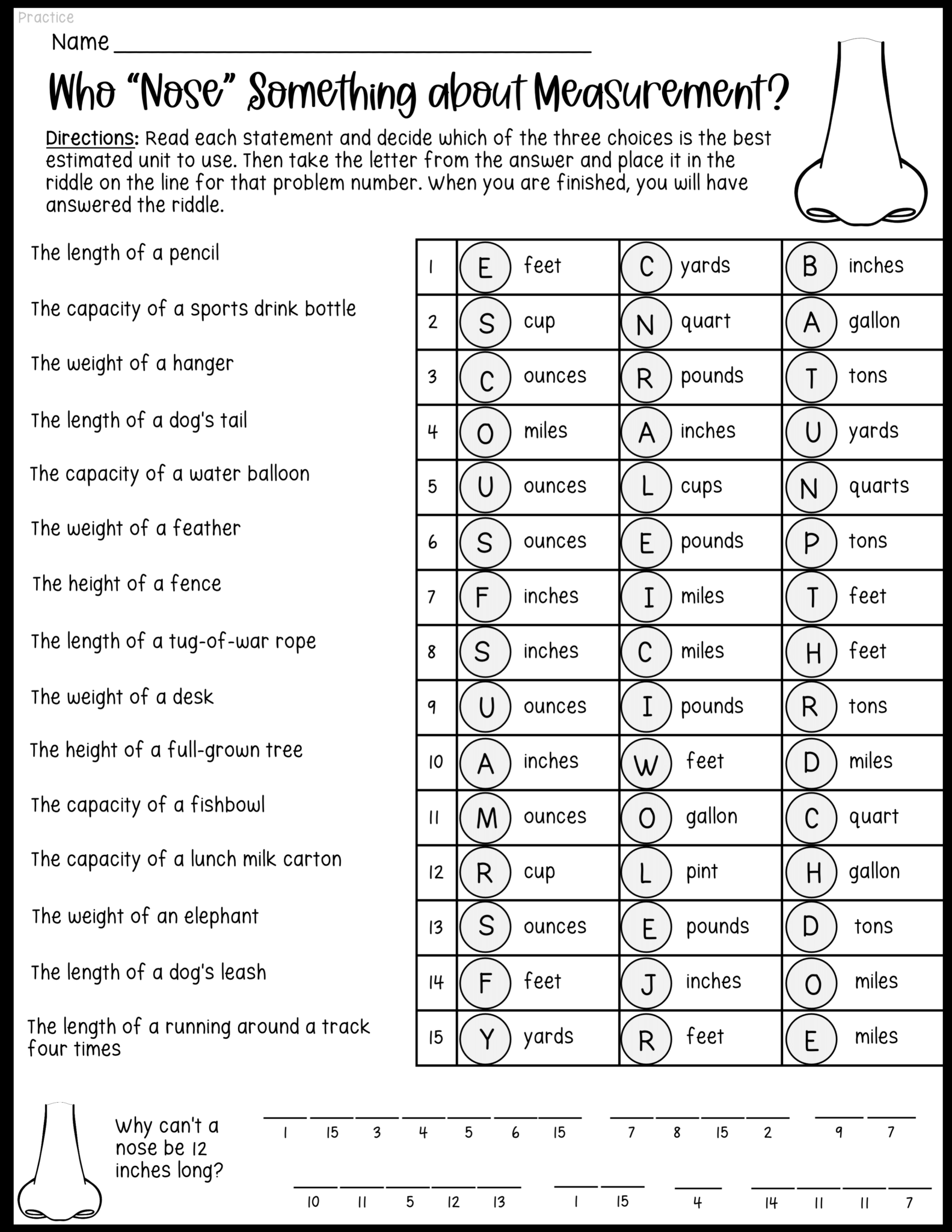 Metric & Customary Measurements, Area & Perimeter Math Workshop Unit