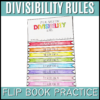 Divisibility Rules Practice Flip Book