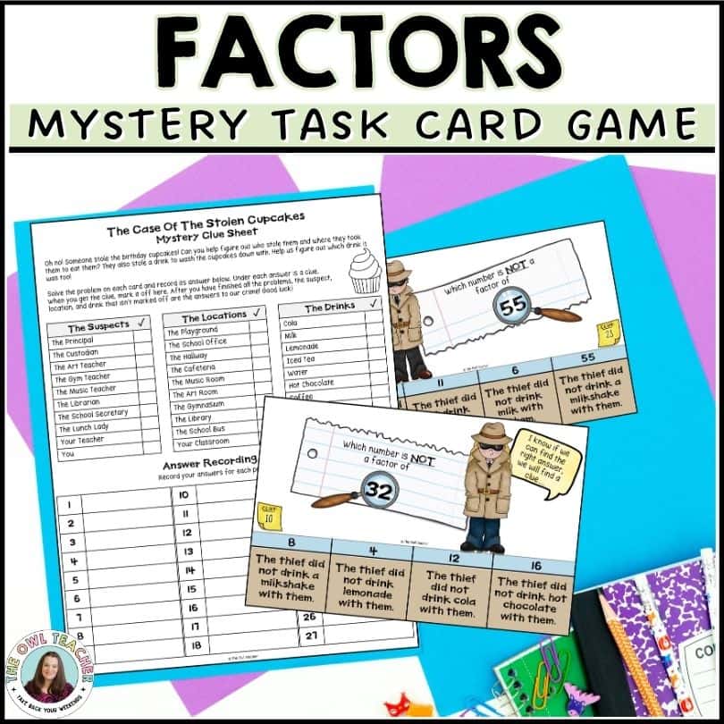 Factors Mystery Activity