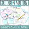 Force and Motion Scavenger Hunt Activity