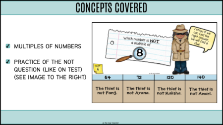 Multiples Mystery Activity
