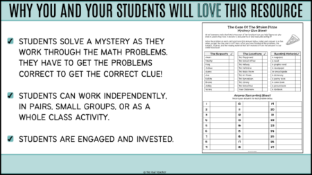Multiples Mystery Activity
