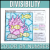 Divisibility Color By Number Activity - The Owl Teacher