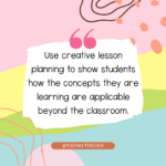 Creative Lesson Planning: 5 Fresh Ideas for Engaging Back to School ...
