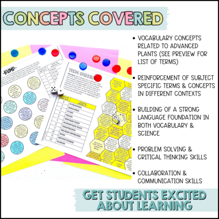 Advanced Plants Vocabulary Games