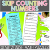 Skip Counting Math Puzzles - Multiples and Nonmultiples Practice