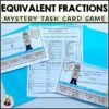 Equivalent Fractions Math Mystery
