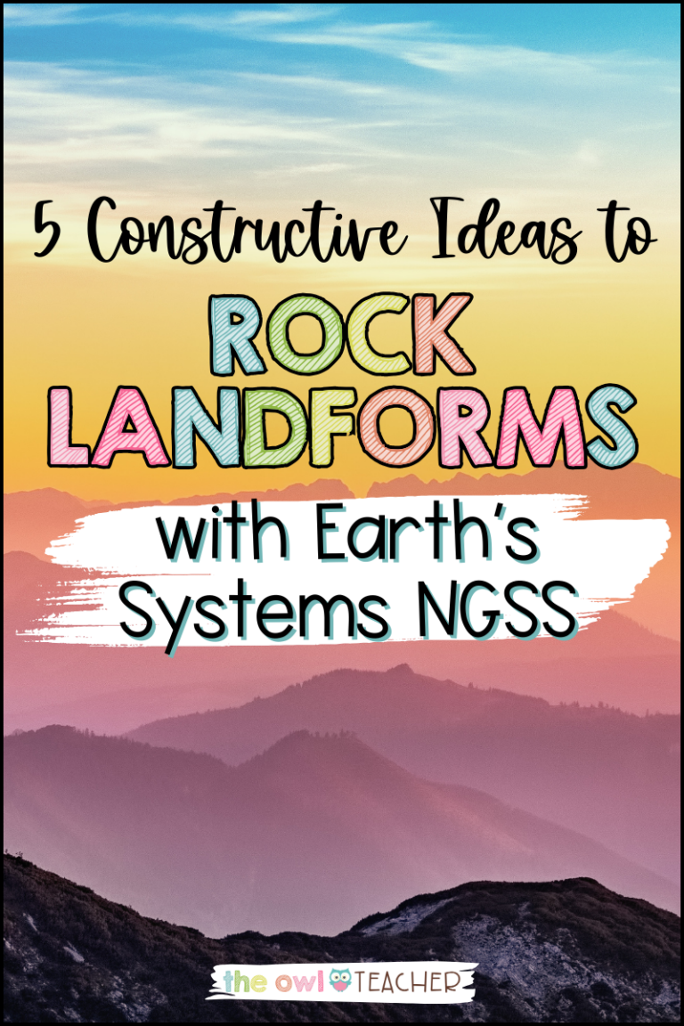 5 Constructive Ideas to Rock Landforms with Earth's Systems NGSS - The ...