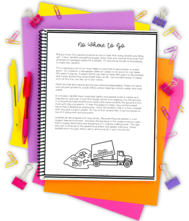 Mini-Landfill Freebie - The Owl Teacher