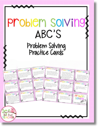 Problem Solving ABC's Cards - The Owl Teacher