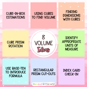 8 Valuable Volume Activities for Hands-On Learning - The Owl Teacher