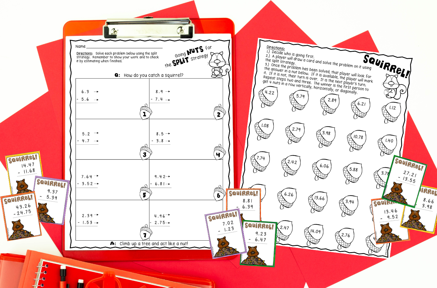 Math Workshop Full Units Upgrade ADD/SUB - The Owl Teacher