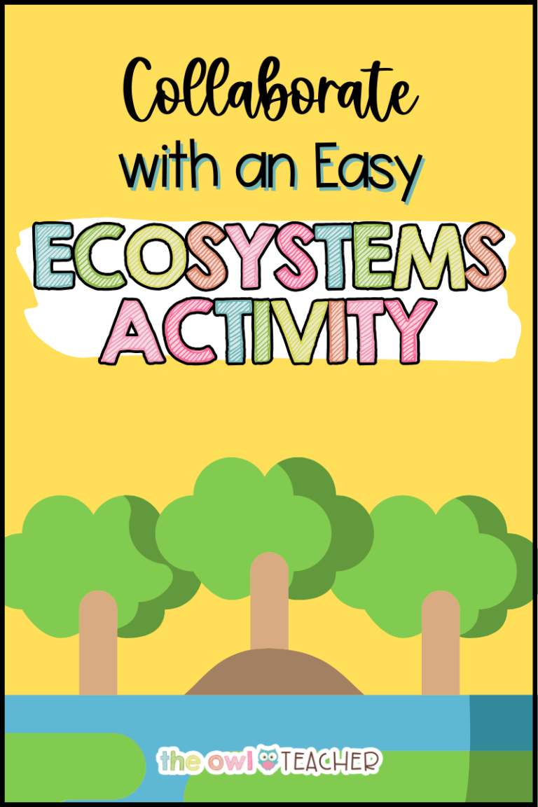 Collaborate with this Easy Ecosystems Activity - The Owl Teacher
