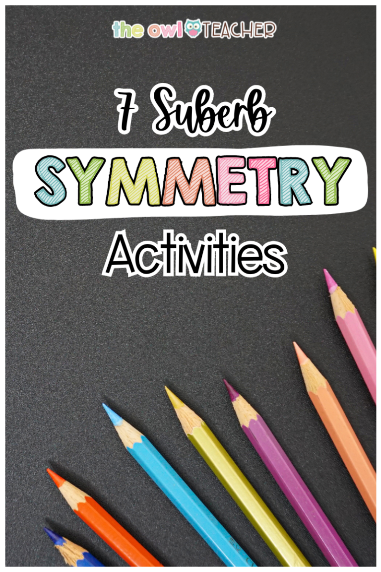 7 Superb Symmetry Activities (with a FREEBIE!) - The Owl Teacher