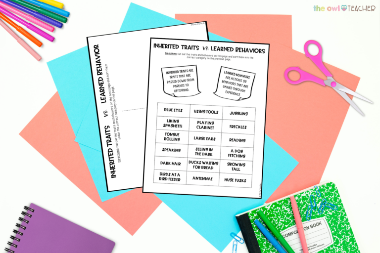 5 Dynamic Activities for Teaching Inherited Traits & Learned Behavior ...