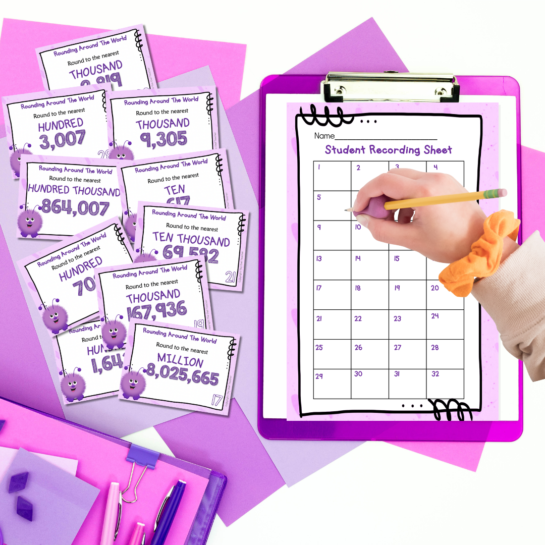 Math Workshop Full Units Tripwire- Rounding - The Owl Teacher