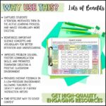 Earth's Cycles Science Vocabulary Games Centers - The Owl Teacher