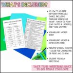 Earth's Cycles Science Vocabulary Games Centers - The Owl Teacher