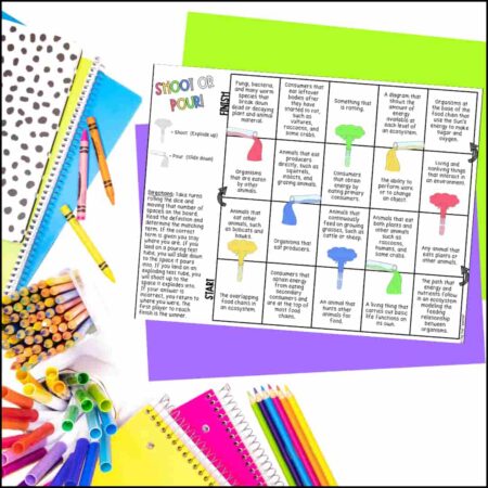 Food Chains Food Webs Ecosystems Science Vocabulary Games - The Owl Teacher