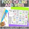 Food Chains Food Webs Ecosystems Science Vocabulary Games - The Owl Teacher