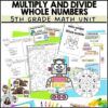 MW5 Unit 3 Multiplying and Dividing Whole Numbers - The Owl Teacher
