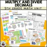 Multiply and Divide Decimals by Decimals, Whole Numbers, & Powers of 10 ...