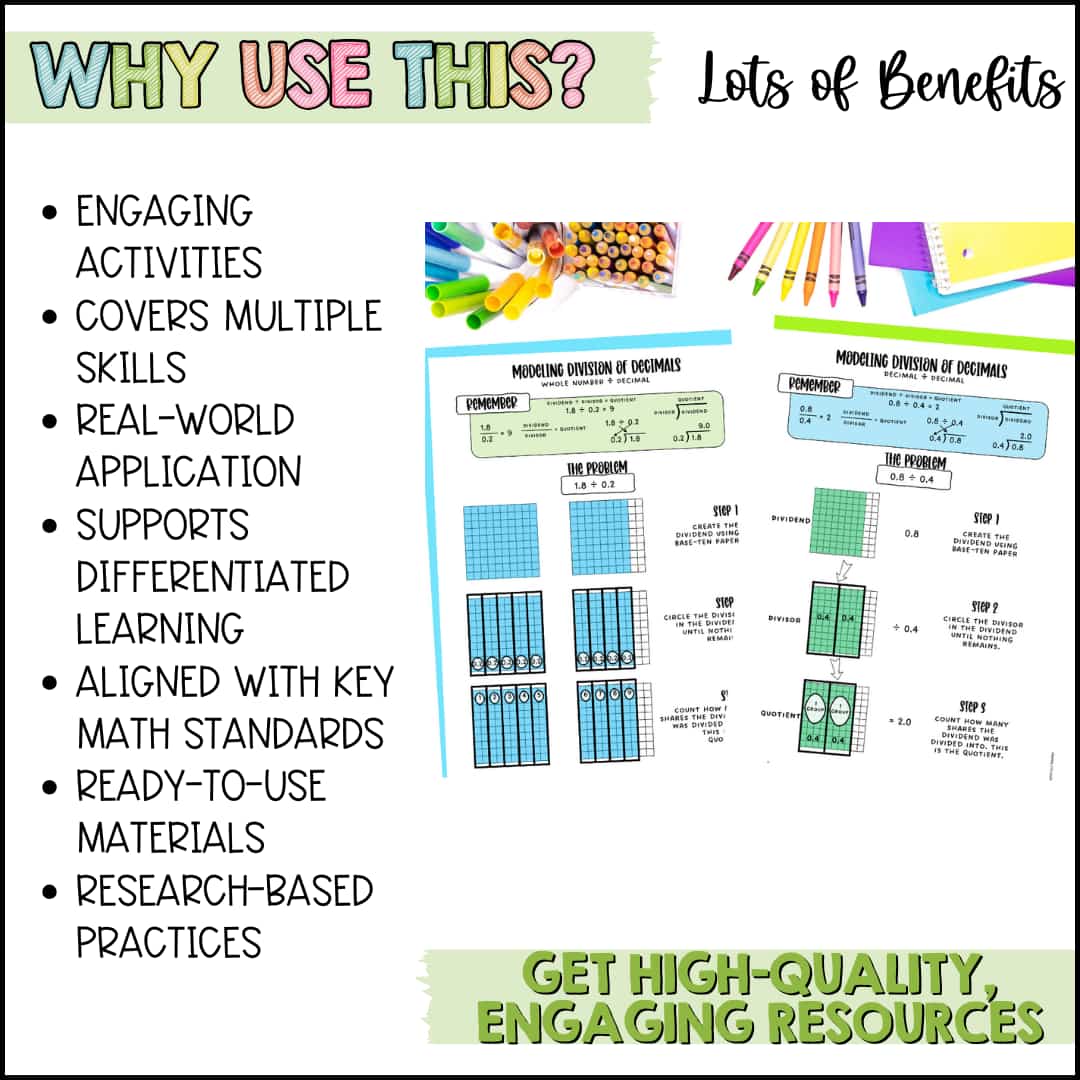 Multiply and Divide Decimals by Decimals, Whole Numbers, & Powers of 10 ...