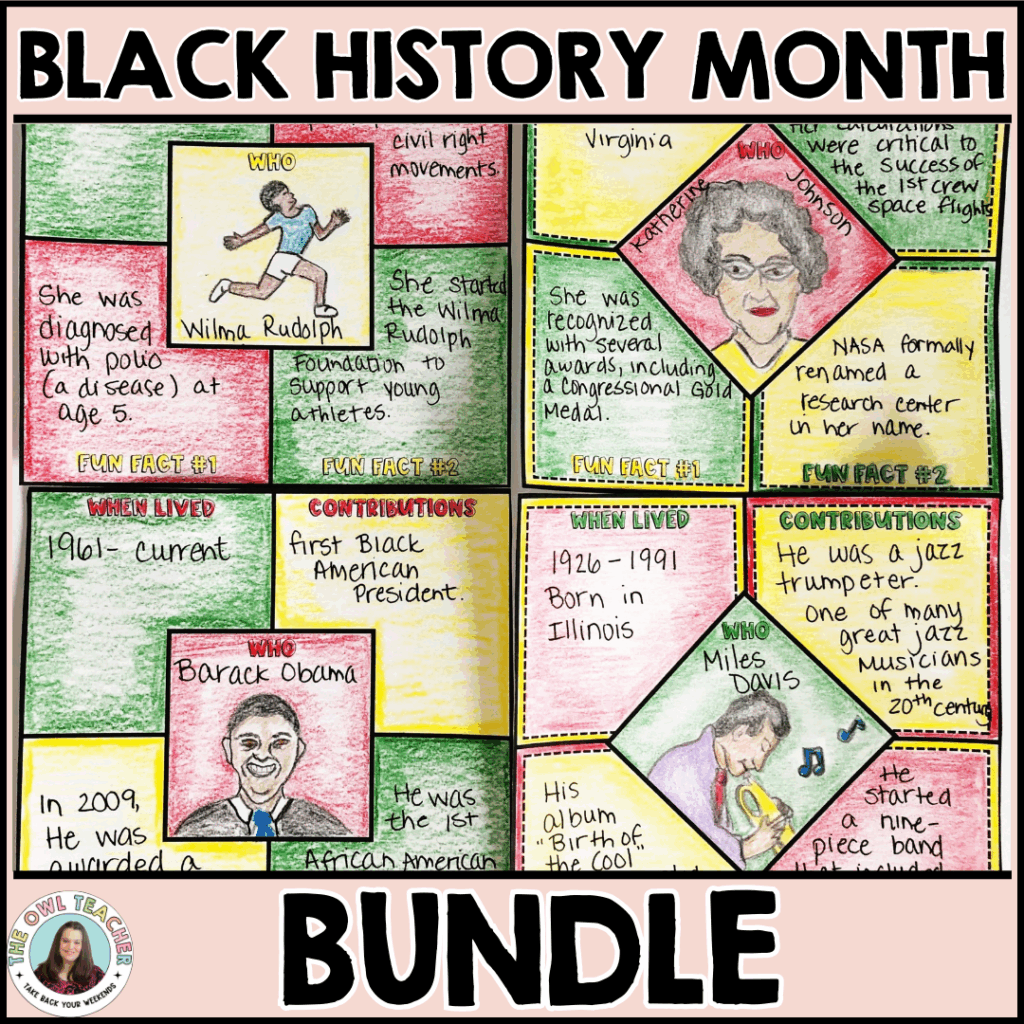 Black History Month Bundle - The Owl Teacher