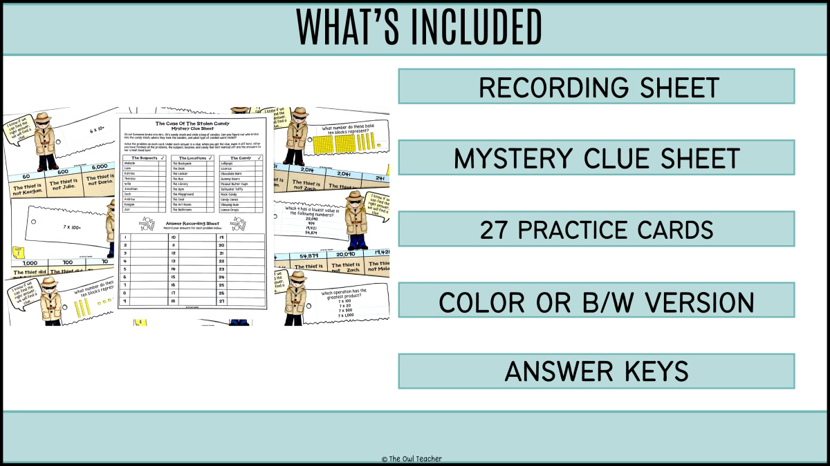 Place Value Multi-digit Numbers with Expanded Form, Comparing ...