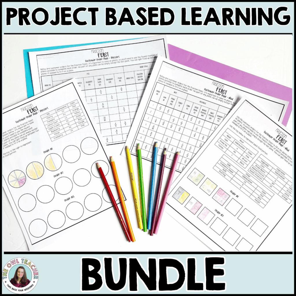 Project Based Math Activities BUNDLE - The Owl Teacher